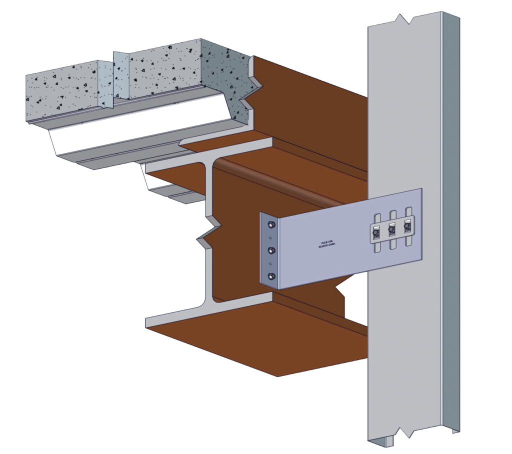 PLC2 - Bypass Slab Slide Clip - SCAFCO Steel Stud Company