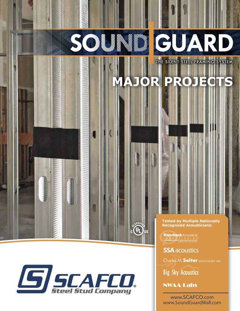 SoundGuard™ Silent Steel Framing System - SCAFCO Steel Stud Company