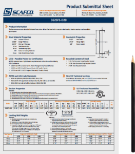 SCAFCO Steel Stud Company - Steel Framing Studs and Track